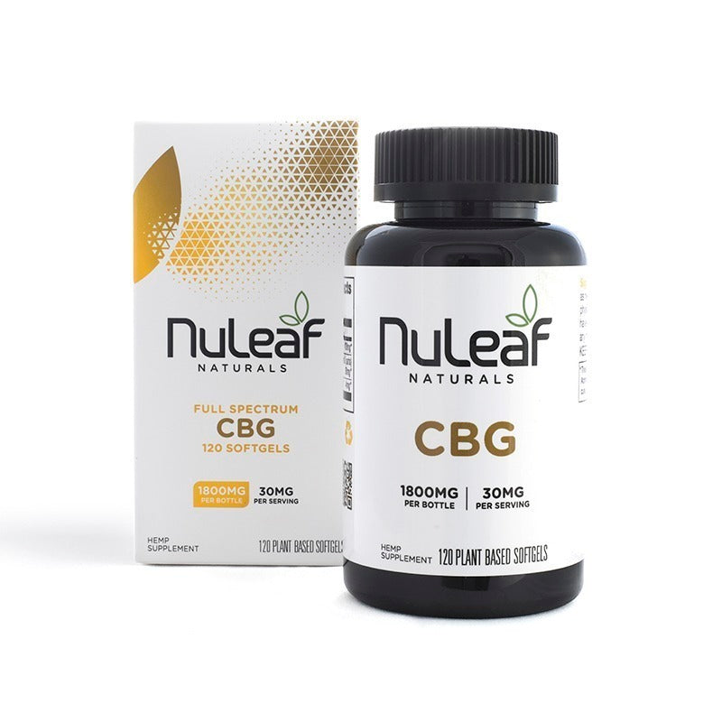 CBG Softgel - 120ct – NuLeaf Naturals & FABCBD Wholesale